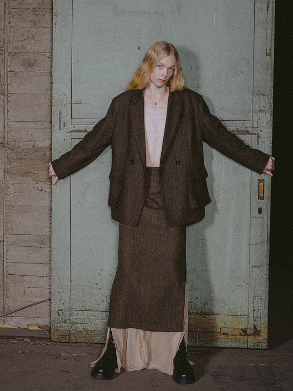 TAILORED PADDED LINING PROM JACKET
